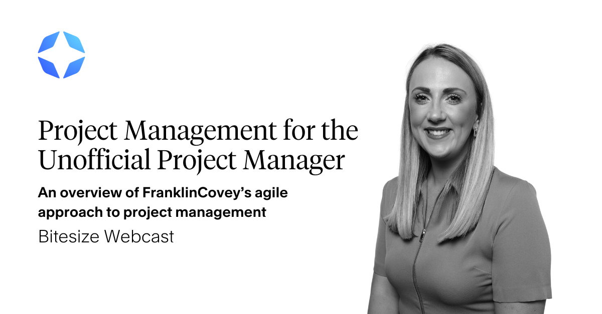 Project Management For the Unofficial Project Manager - Franklin Covey ...